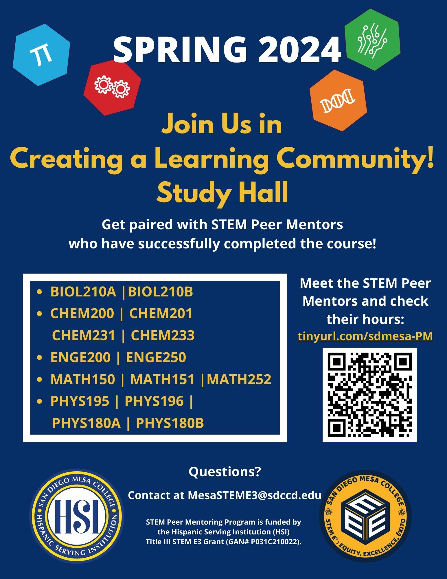 STEM Peer Mentor Program